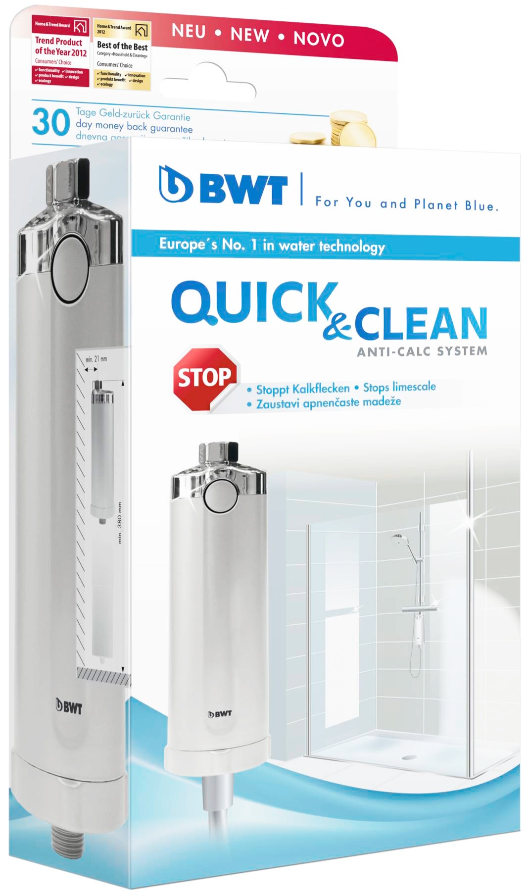 BWT Quick & Clean Anti-Calc filter system - Crema