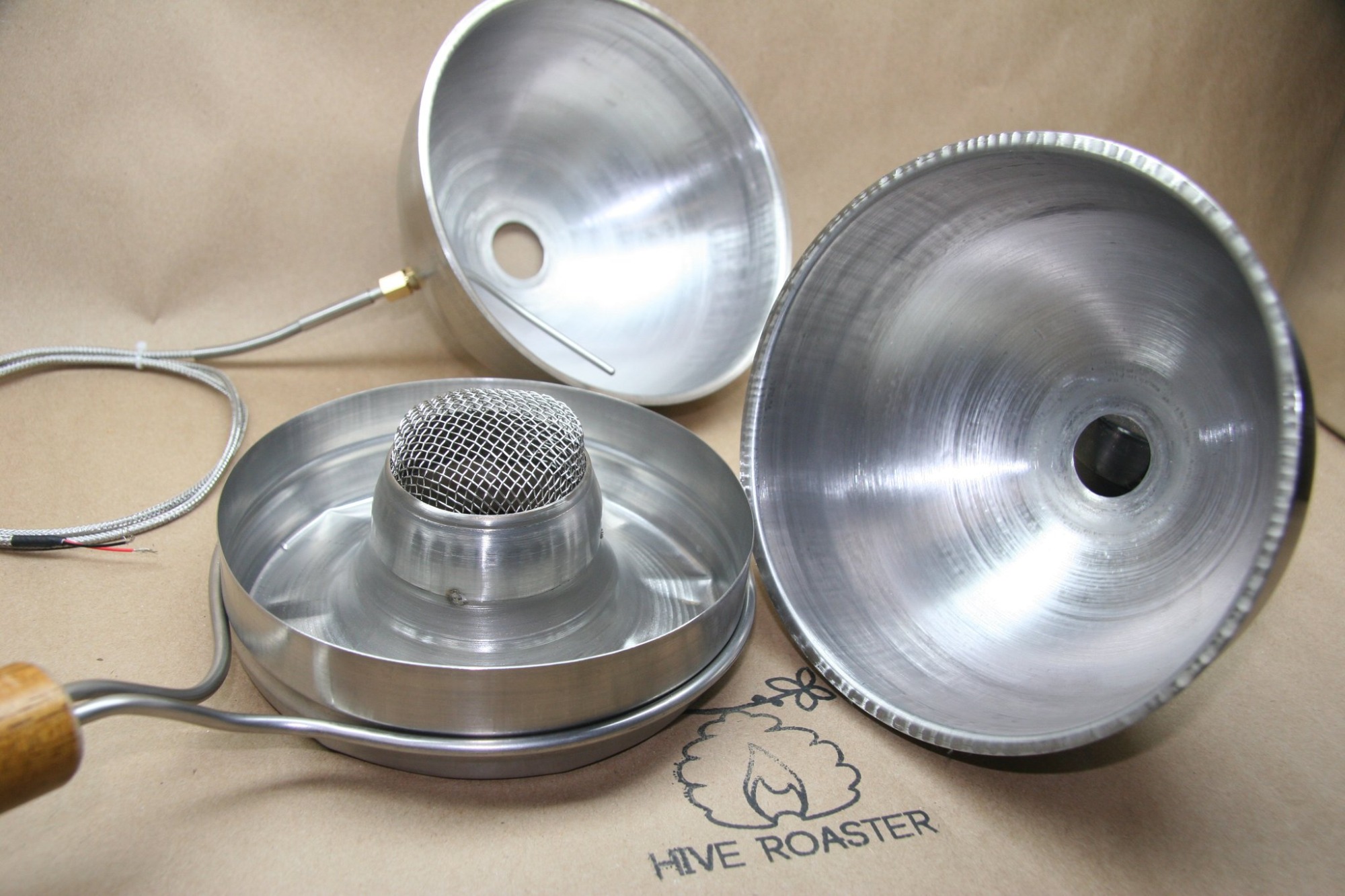 Hive Cascabel and The Data Dome - Coffee Sample Roaster - Crema