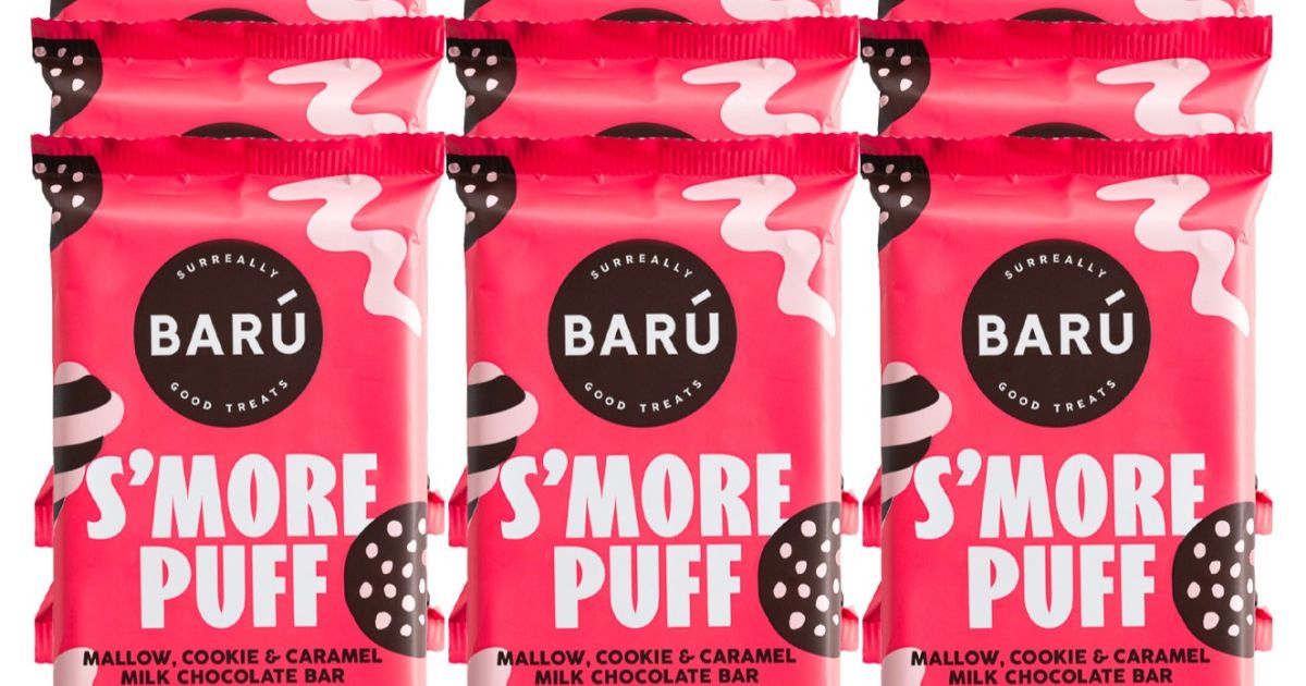 Barú S'more Puff Bonkers Bar mælkechokolade 85 g - Crema