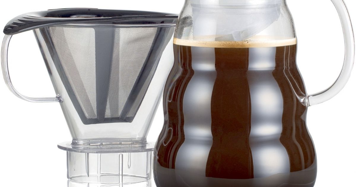 Bodum Melior kaffekande med stålfiltre 1000 ml - Crema