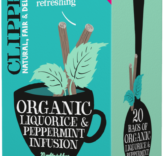 Clipper Organic Liquorice & Peppermint Infusion 20 teposer - Crema