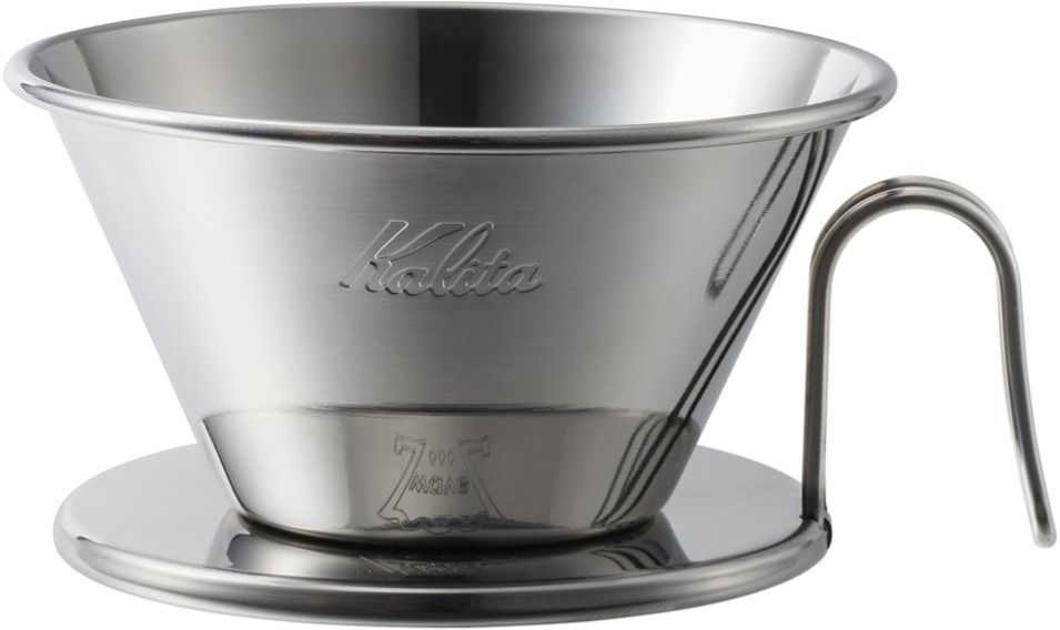 Kalita Stainless Steel Wave Dripper WDS-185 filterholder i rustfrit ...
