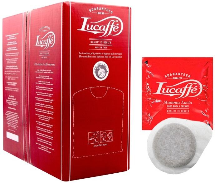 Lucaffé Mamma Lucia E.S.E. espresso pods 150 stk - Crema